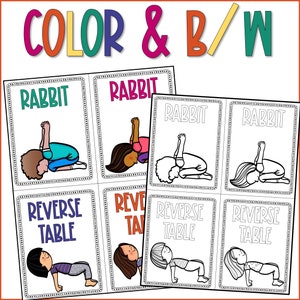 Yoga Cards Set 2 - Etsy