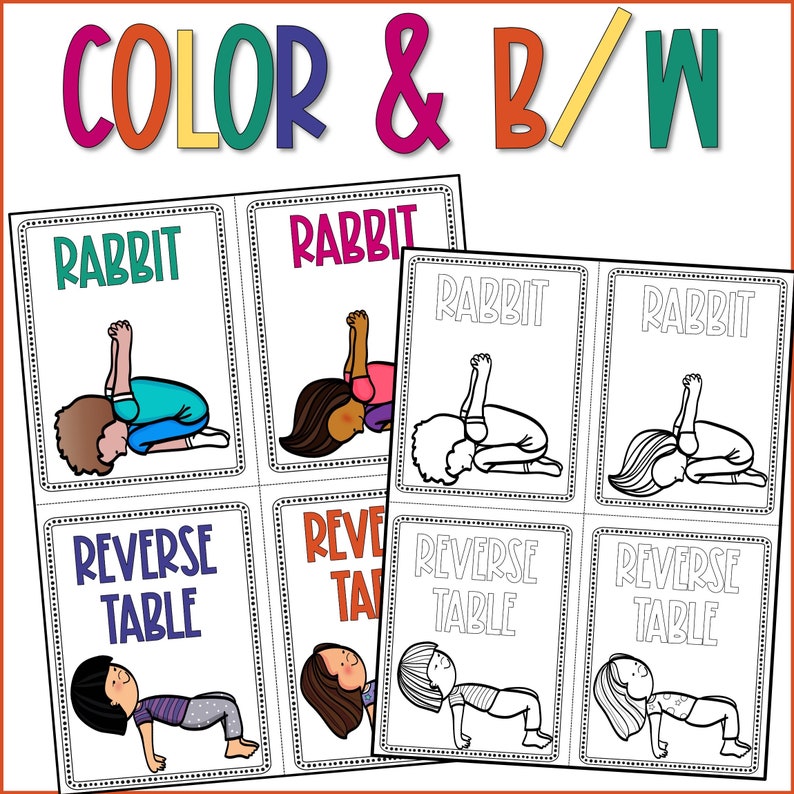 Yoga Cards Set 2 - Etsy