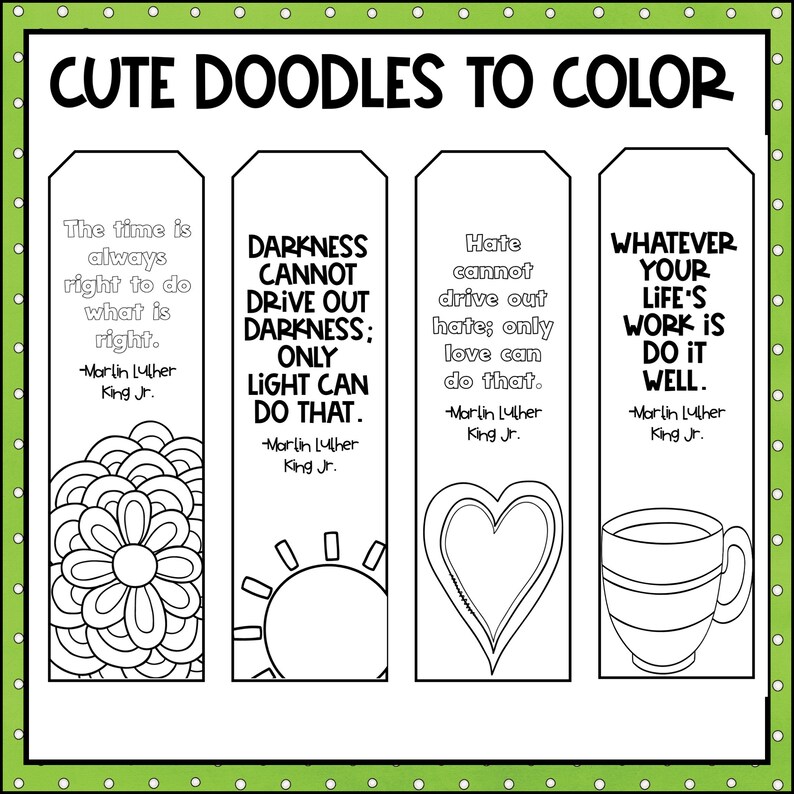 Inspirational Bookmarks to Color | Inspirational Bookmarks for Women ...