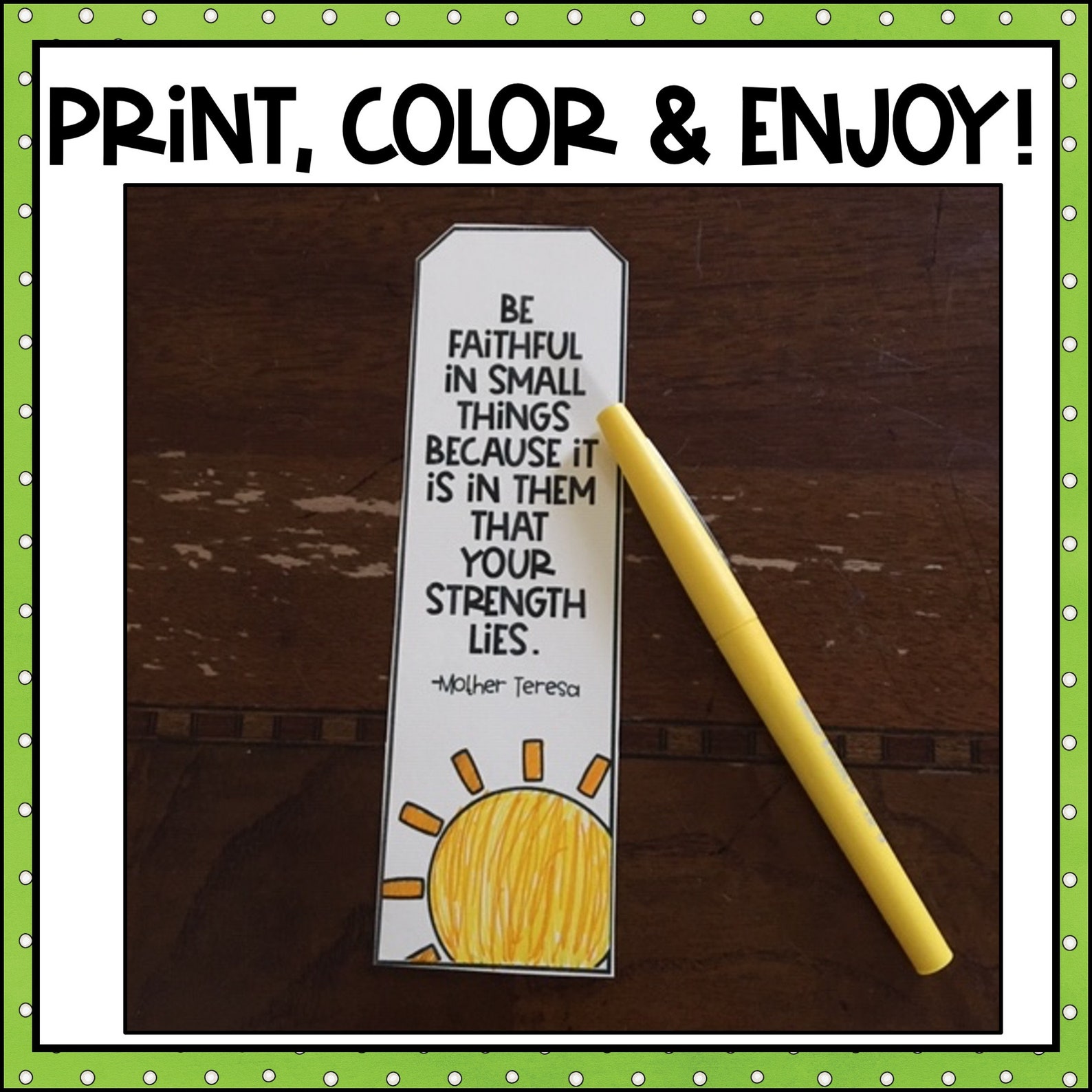 Inspirational Bookmarks to Color | Inspirational Bookmarks for Women ...