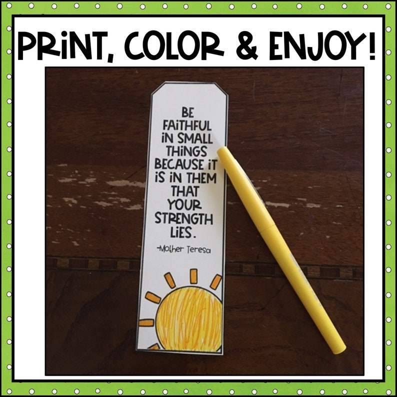 Inspirational Bookmarks to Color | Inspirational Bookmarks for Women ...