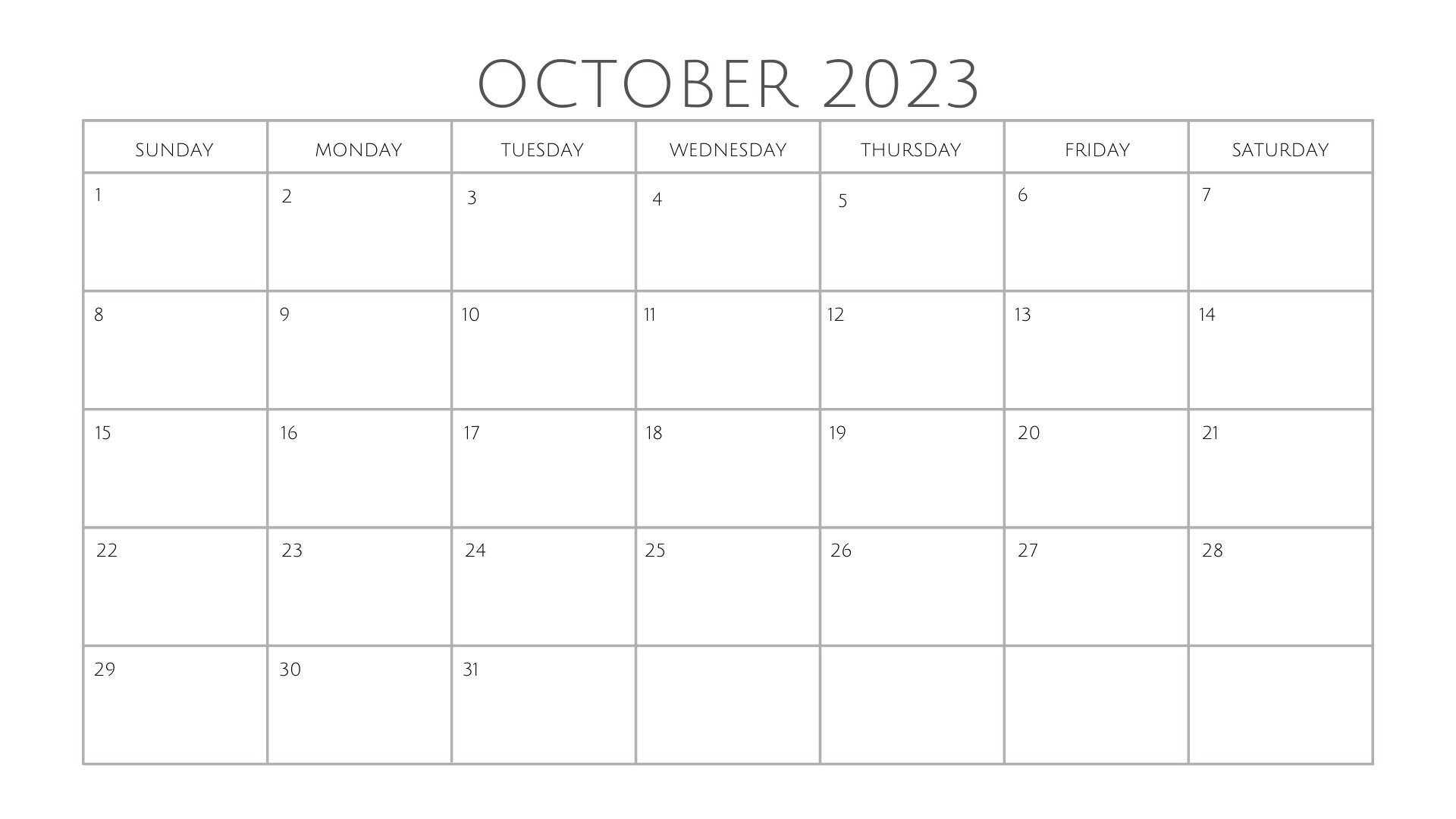 Calendar, Calendar Printable, White Calendar, Editable Calendar, - Etsy