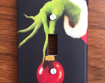 Grinch Light Switch Cover | Etsy