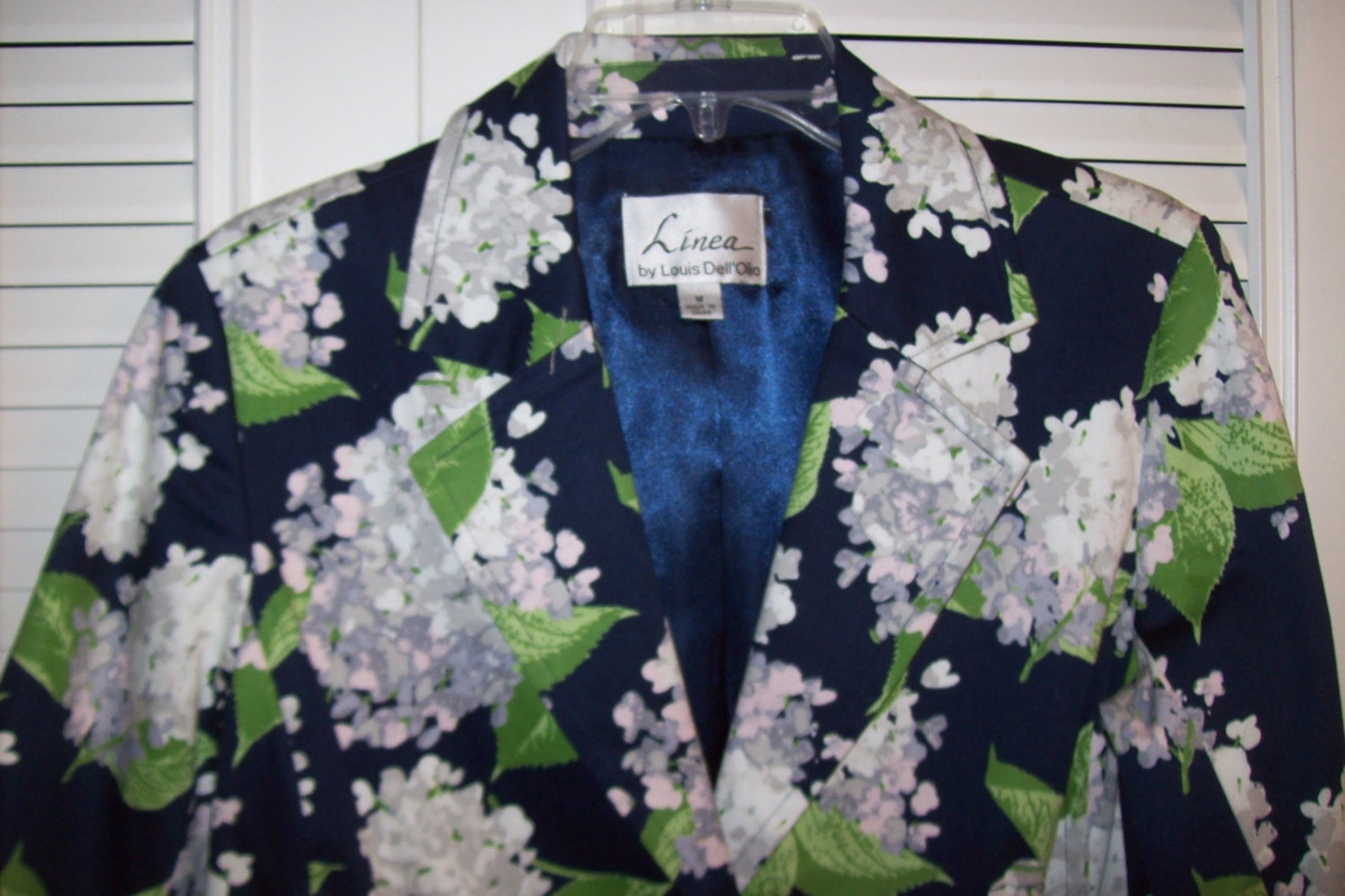 Jacket Medium, Vintage Linea Jacket Blazer by Louis Dell' Olio White ...