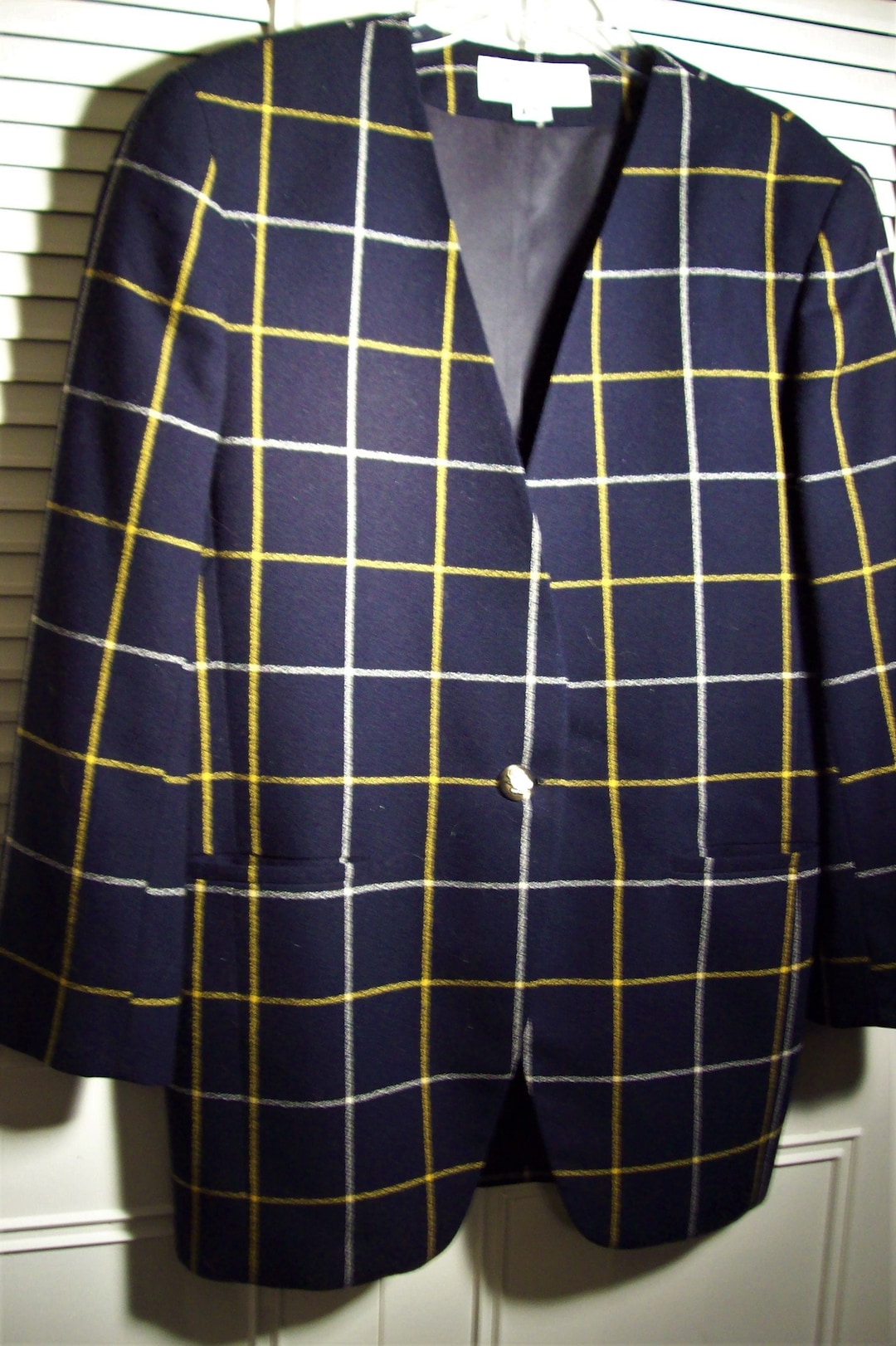 Blazer 10, Window Pane Blazer by Jones New York. Preppy Career Stand ...