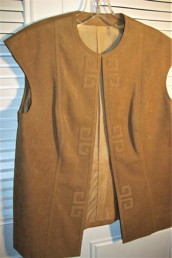 Vintage suede vest - Gem