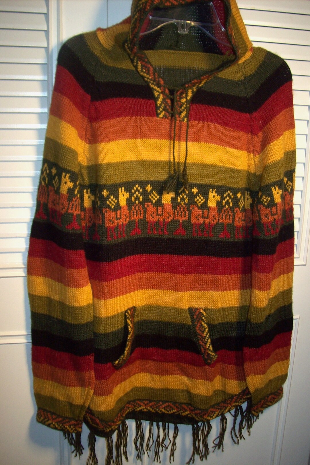 Sweater Small, Made in Peru!. Hand-knitted of Alpaca Yarn. Soft ...