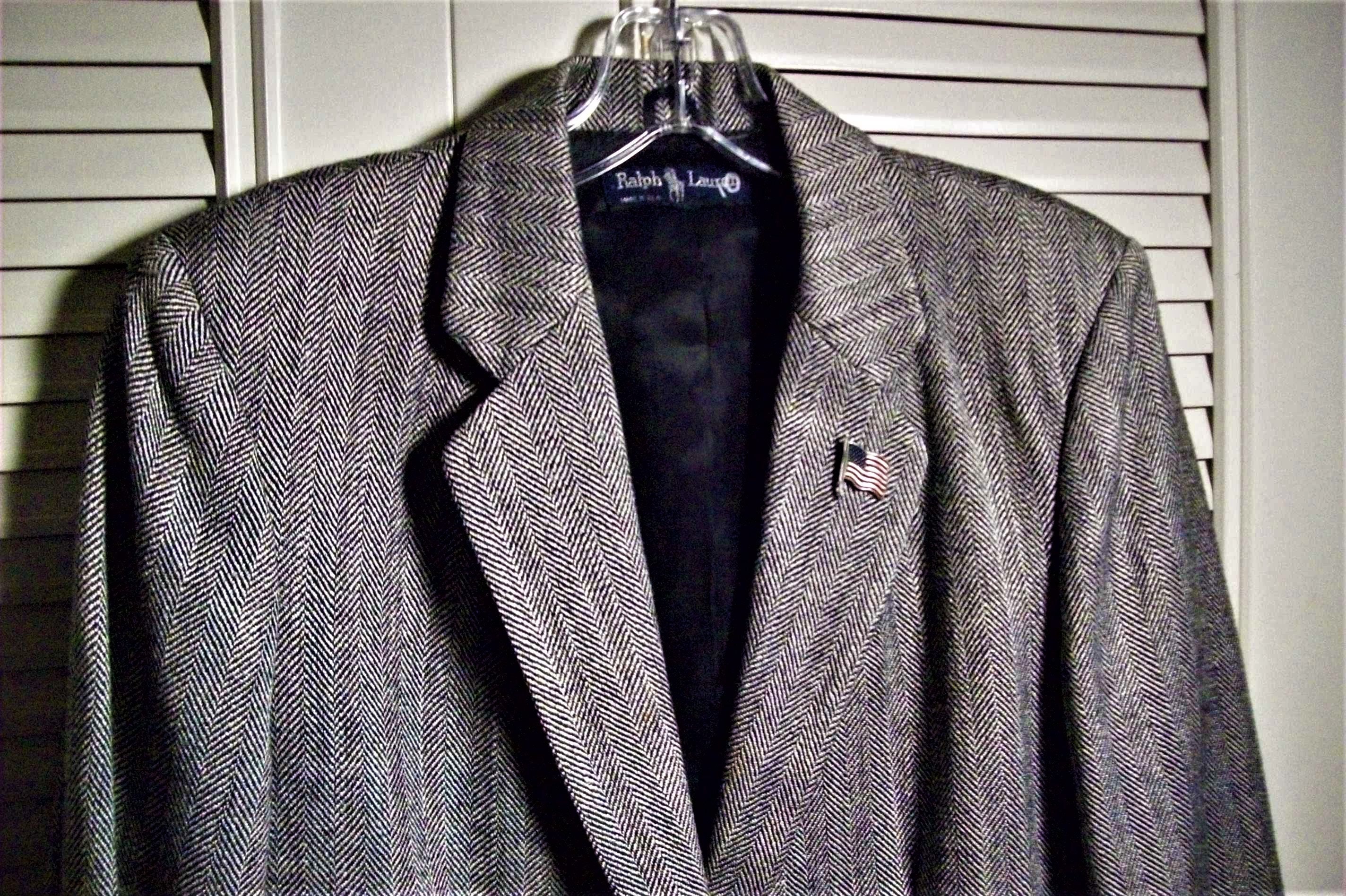 Blazer 8 Ralph Lauren Herringbone Wool and Silk Blazer FIVE - Etsy