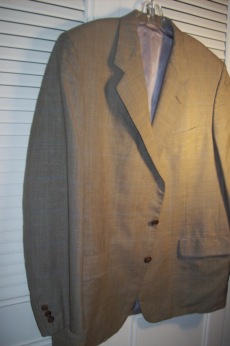 Blazer, Sport Coat, 44 Reg. Hickey Freeman Wool and Silk Sportcoat ...
