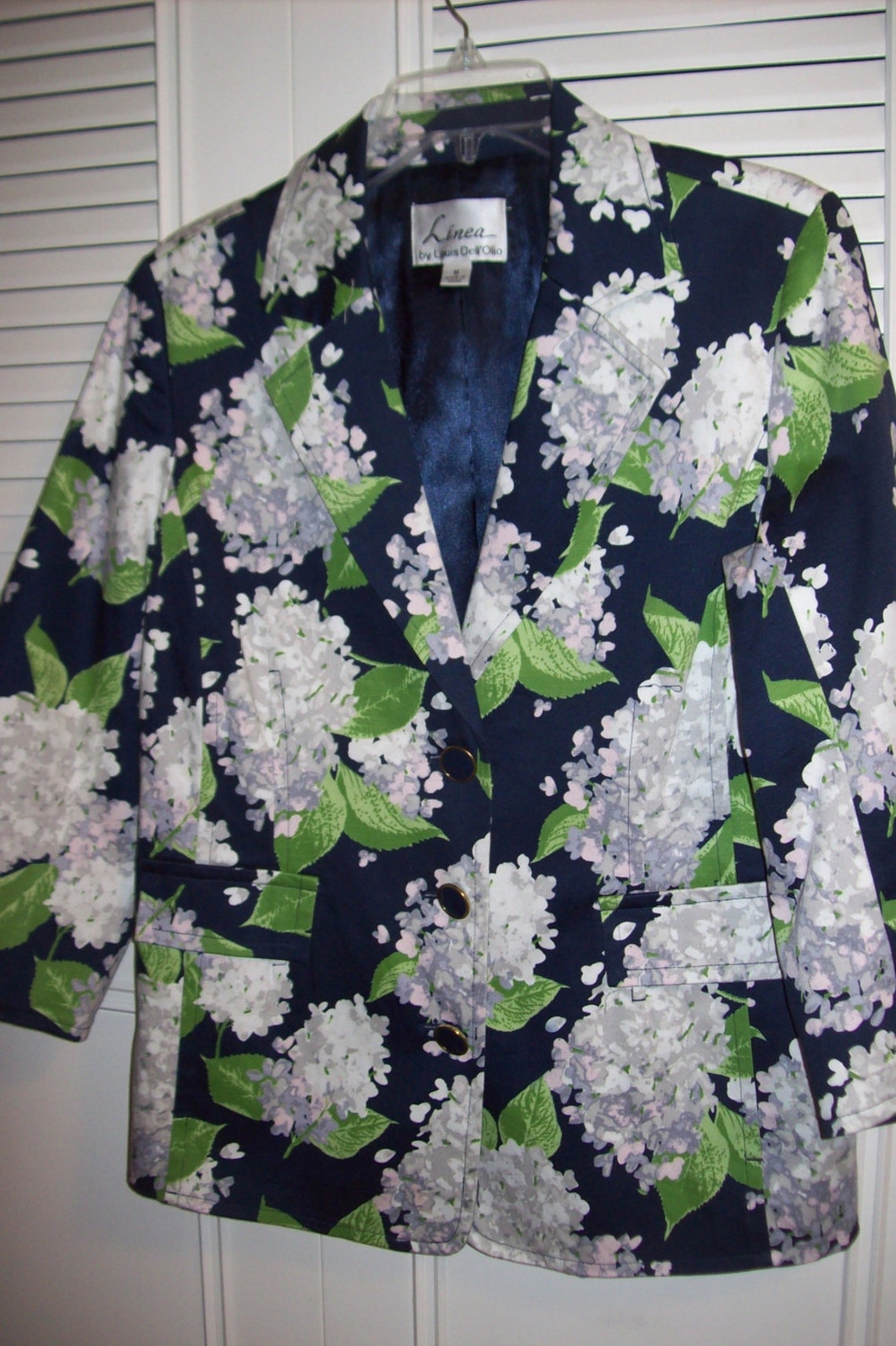 Jacket Medium Vintage Linea Jacket Blazer by Louis Dell' - Etsy