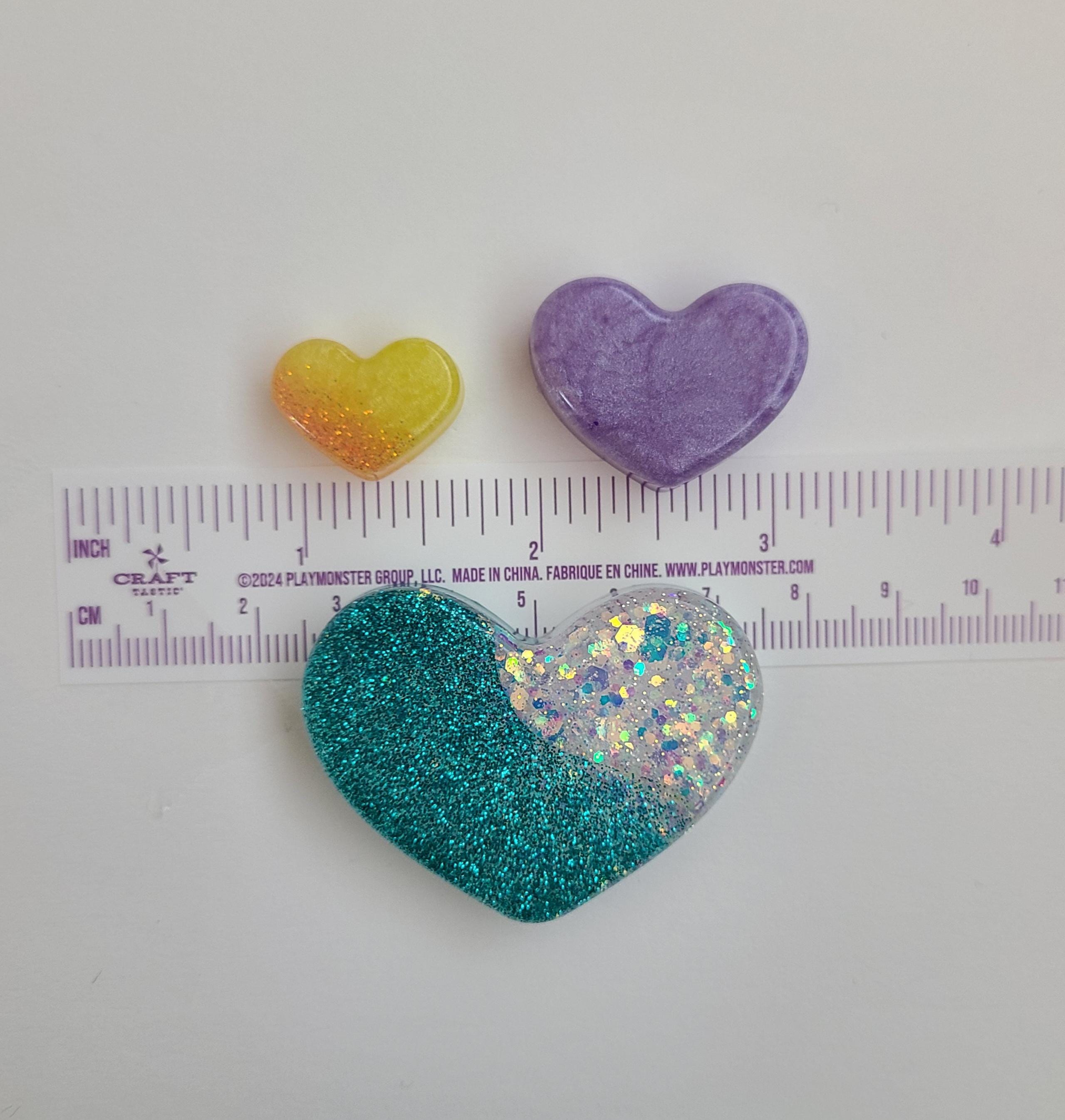 Resin Hearts, Three Sizes Available, Assorted Colors, Pocket Heart Hugs ...