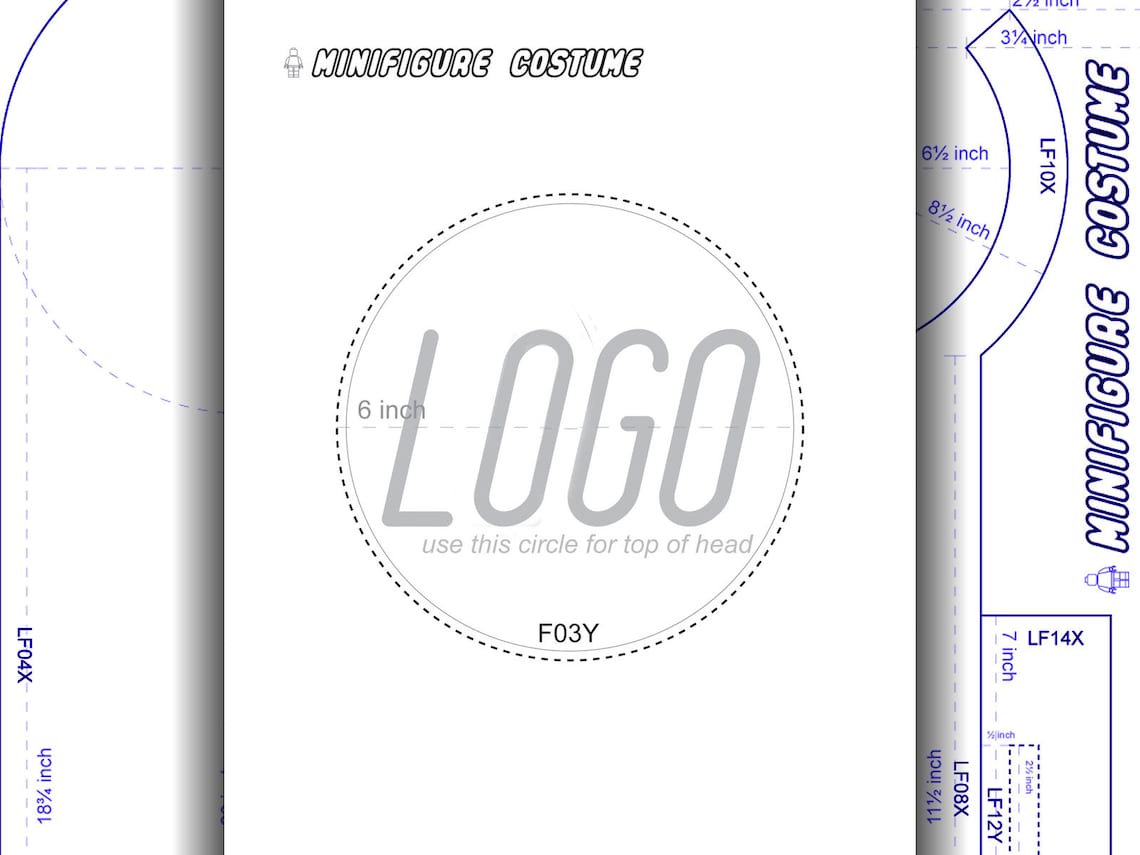 Costume Tutorial: LEGO Inspired Child Minifigure Costume DIY Patterns ...