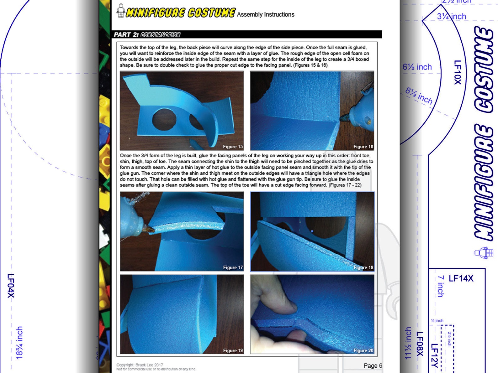 Costume Tutorial: LEGO Inspired Child Minifigure Costume DIY Patterns ...