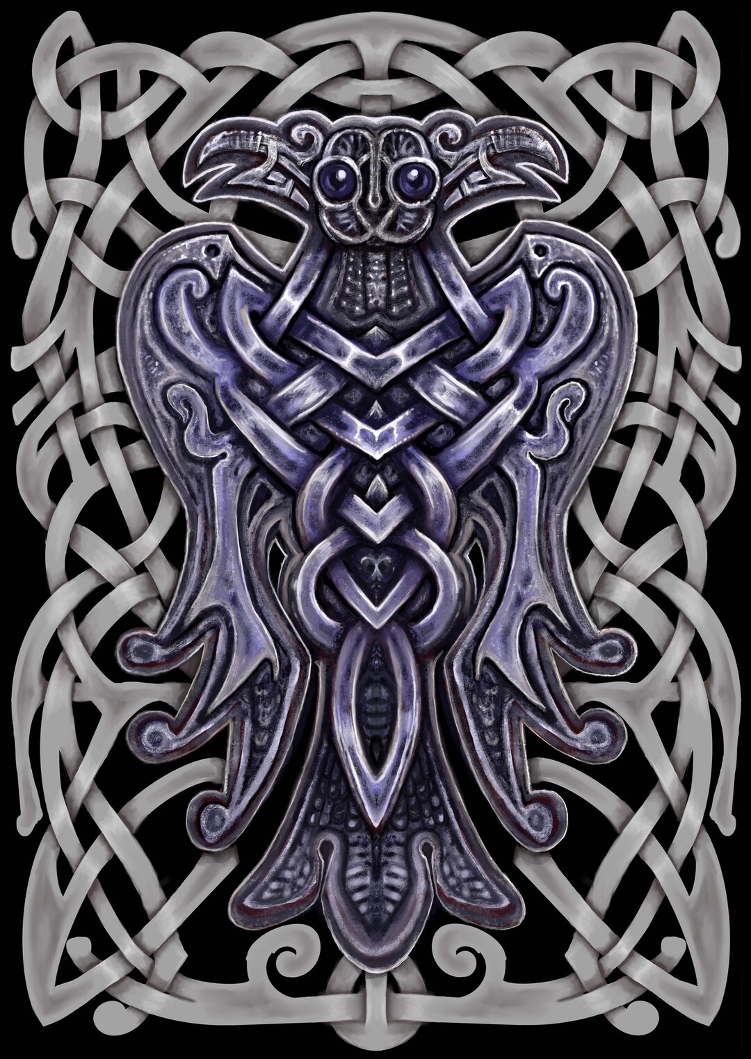 Huginn and Munin - Etsy