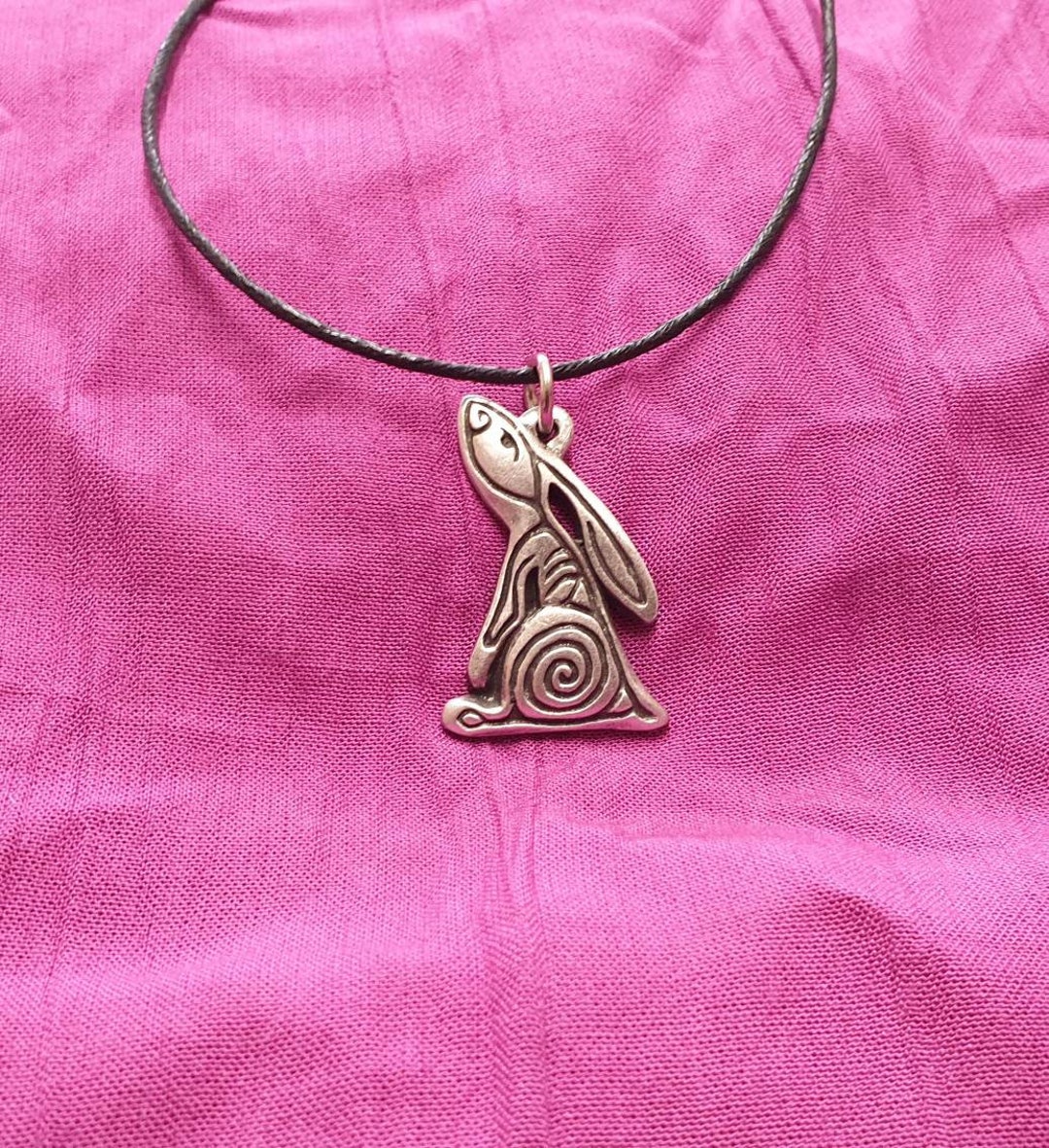 Spiral Hare Pendant - Etsy