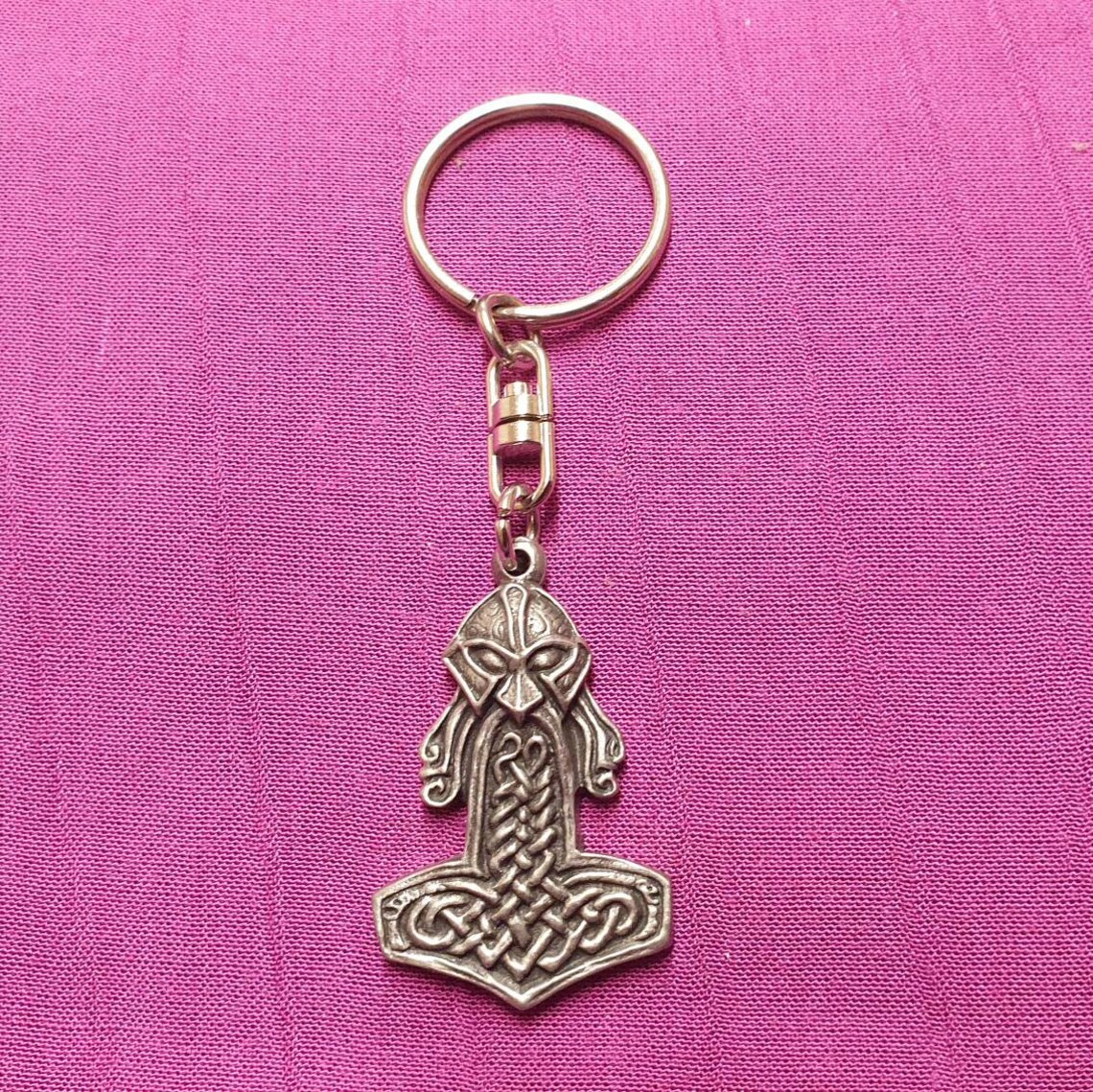 Mjolnir thor's Hammer Keyring - Etsy