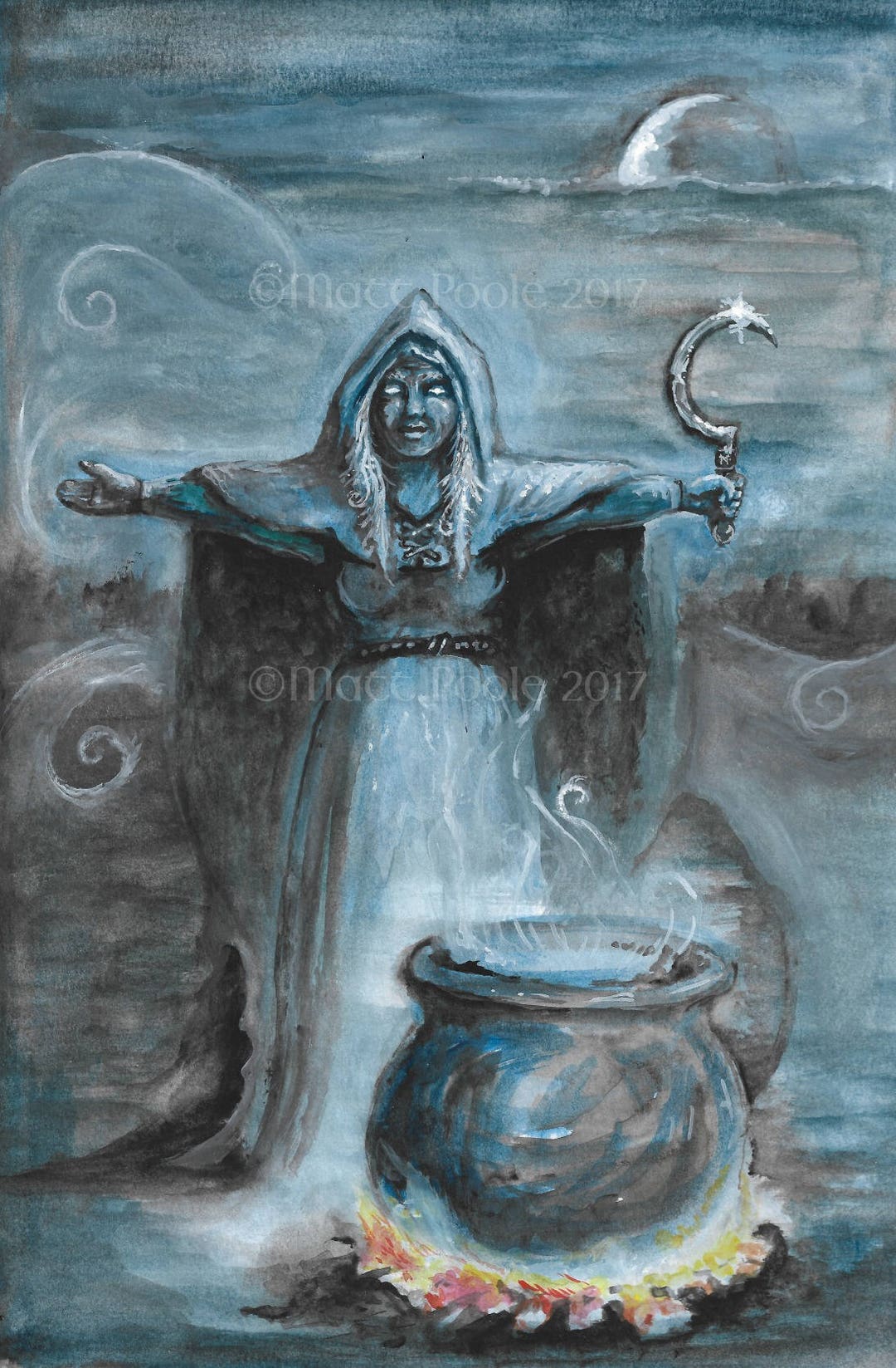 The Crone 10x8 Print - Etsy