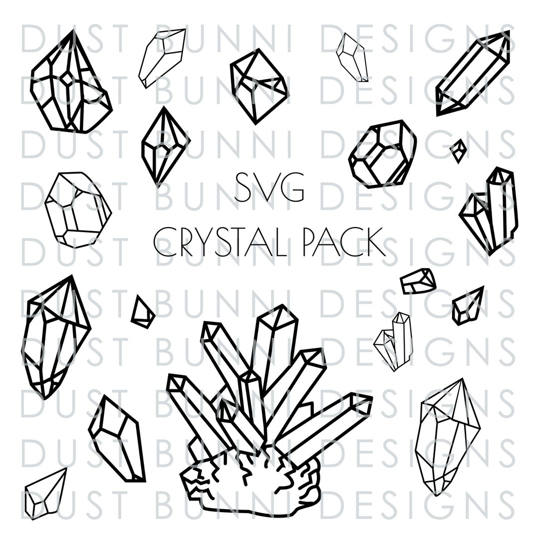 Crystal Pack - SVG Downloadable Cut Files - Etsy
