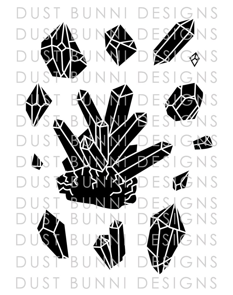 Crystal Pack - SVG Downloadable Cut Files - Etsy