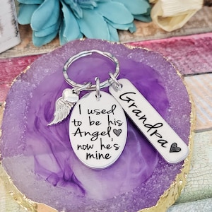 Memorial Key Ring for Loss of Father, Memorial Jewelry, Sympathy ...