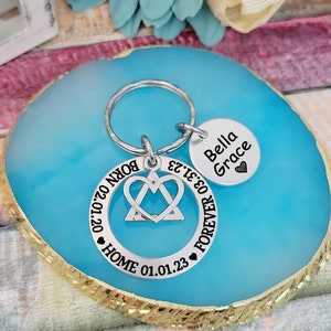 Adoption Key Chain, Adoption Gift, Adoption Celebration, Adoption ...