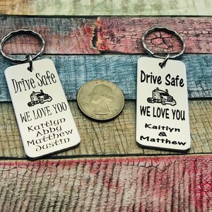 Truck Driver Key Ring, Trucker Gift, Trucker Daddy, Semi Truck Driver ...