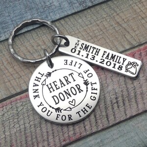 Organ Donor Gift, Organ Recipient Key Chain, Kidney Donor, Liver Donor ...