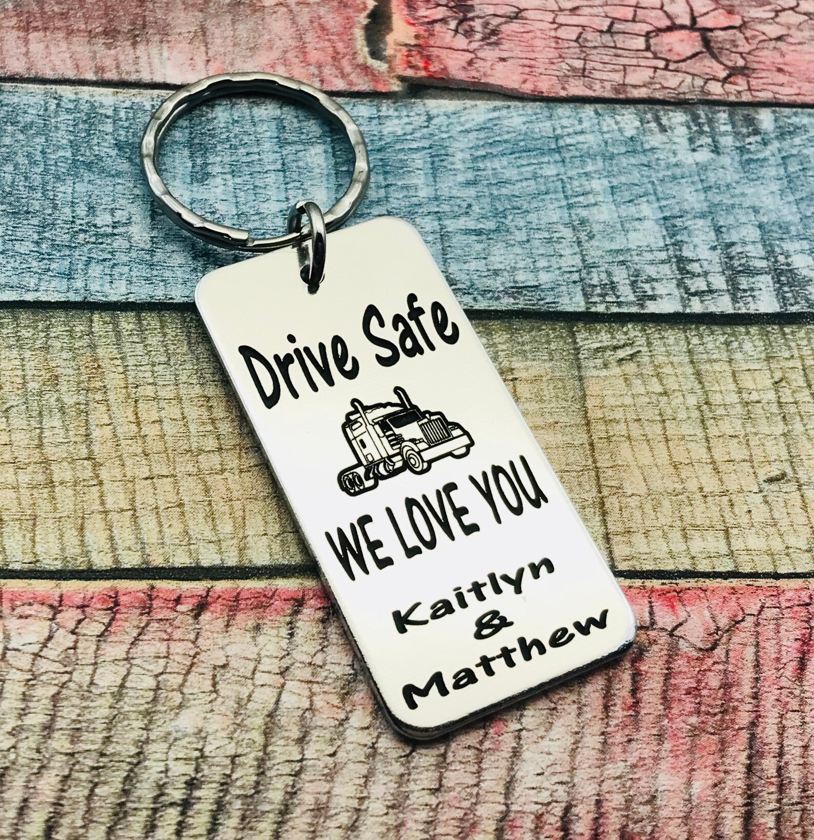 Truck Driver Key Ring Trucker Gift Trucker Daddy Semi Truck - Etsy