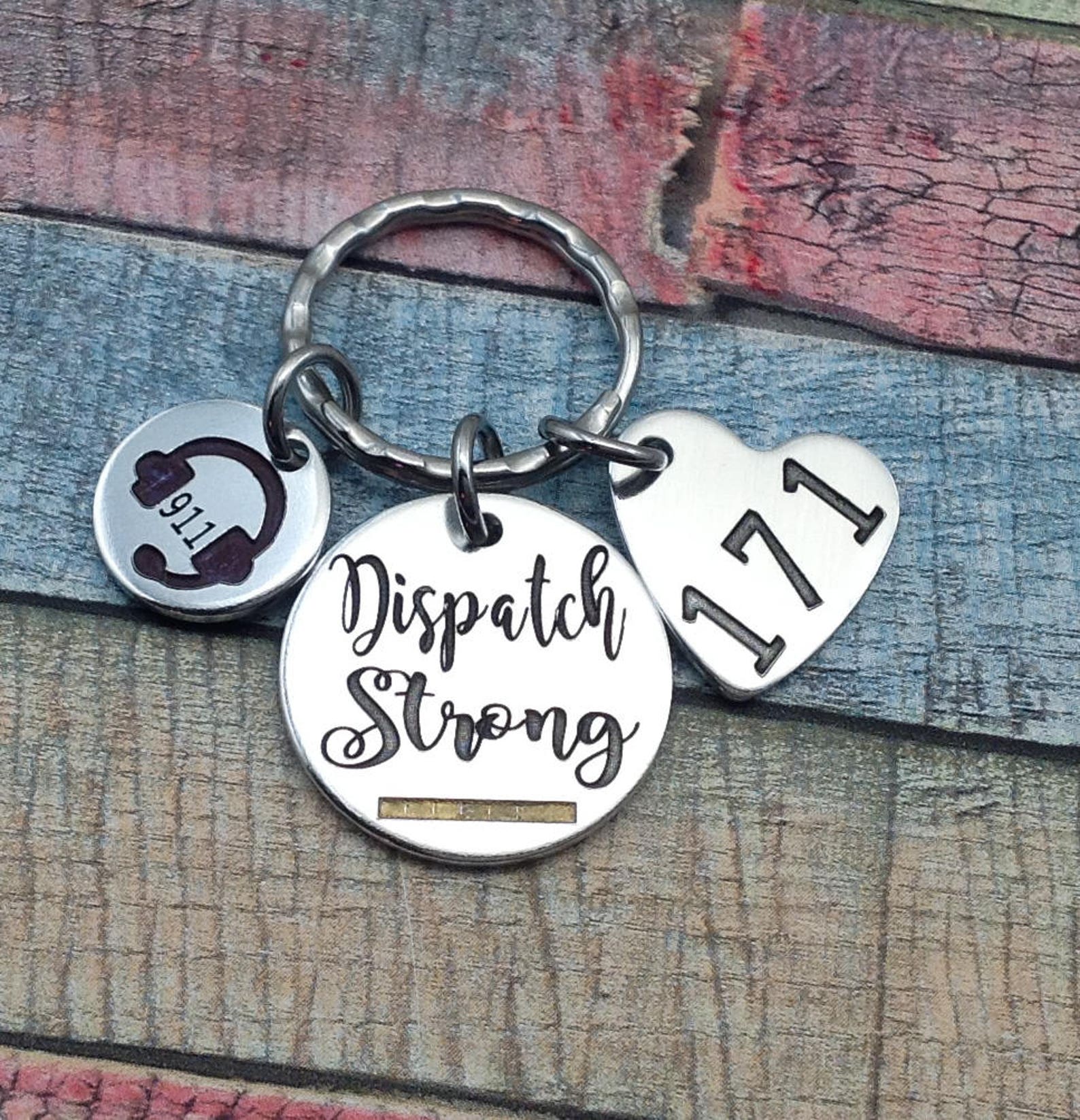 Thin Gold Line Dispatch Strong 911 Dispatcher GIFT - Etsy