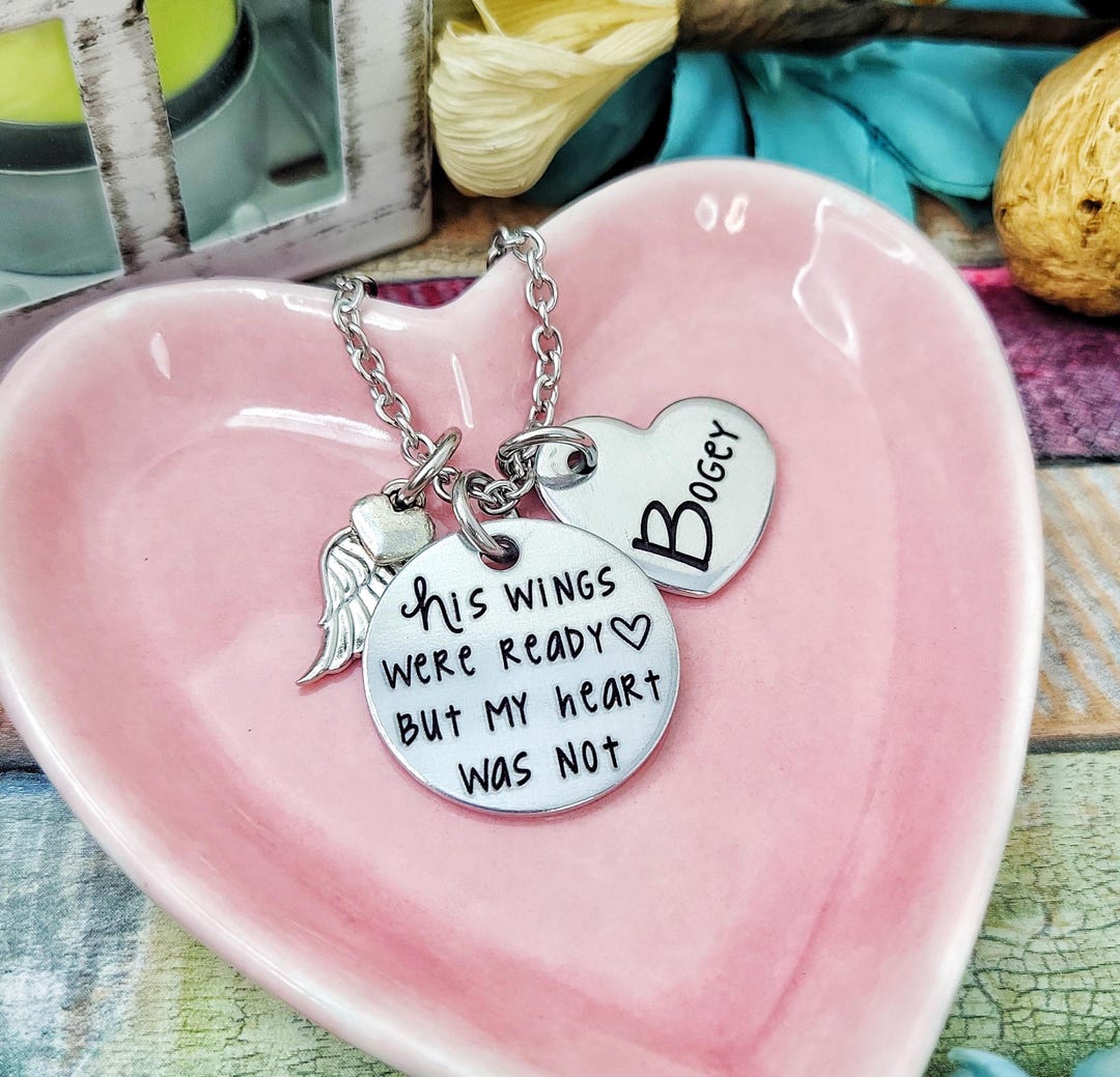 Memorial Jewelry, Custom Remembrance Necklace, Funeral Gift, Loss of ...