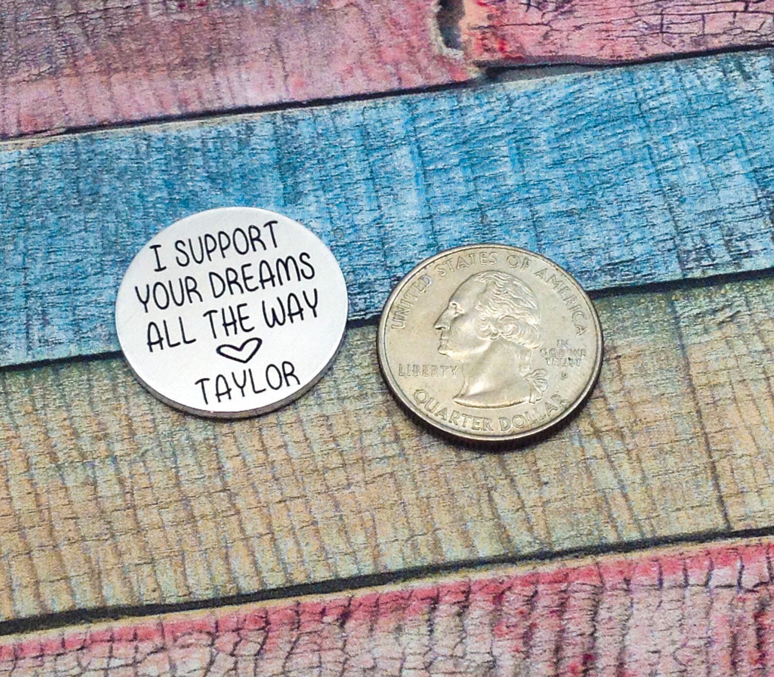 Custom Message Coin, Police Pocket Coin, Military Deployment Gift ...