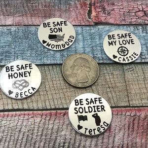 Military Deployment Coin, Soldier Deployment Gift, Husband Gift, Be ...