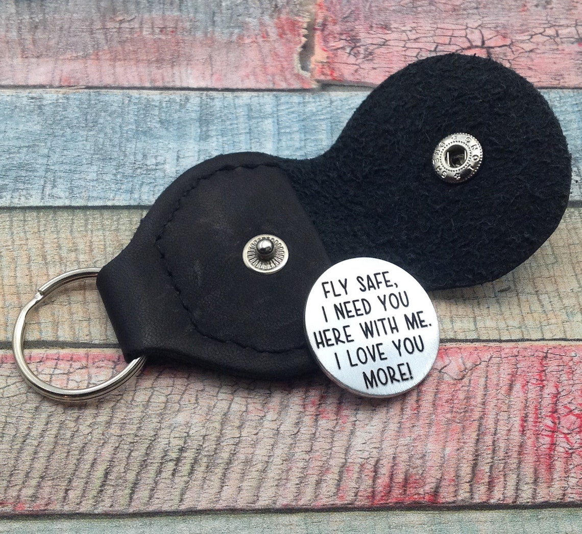 Custom Message Coin Custom Pocket Coin FLY SAFE gift gift | Etsy