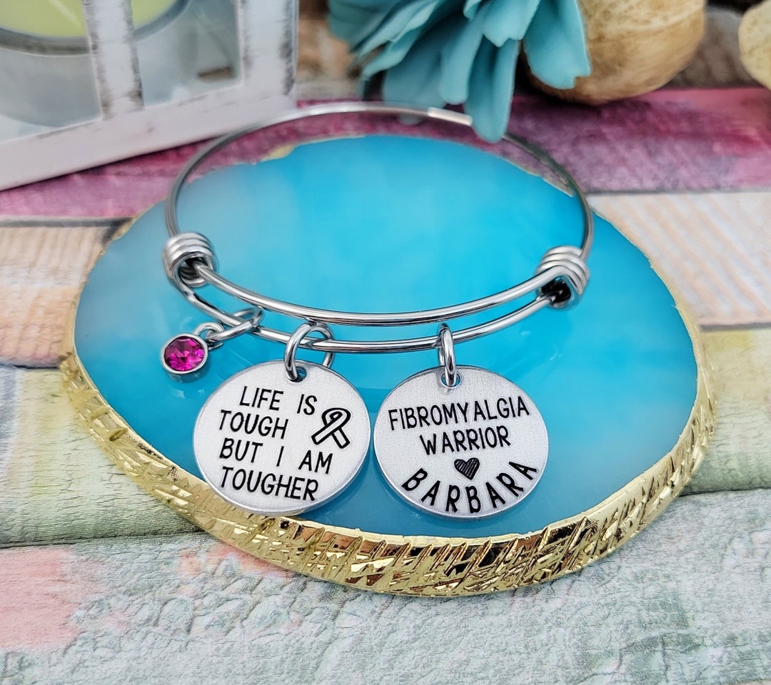 Fibromyalgia Bracelet, Fibromyalgia Jewelry, Fibromyalgia Awareness ...