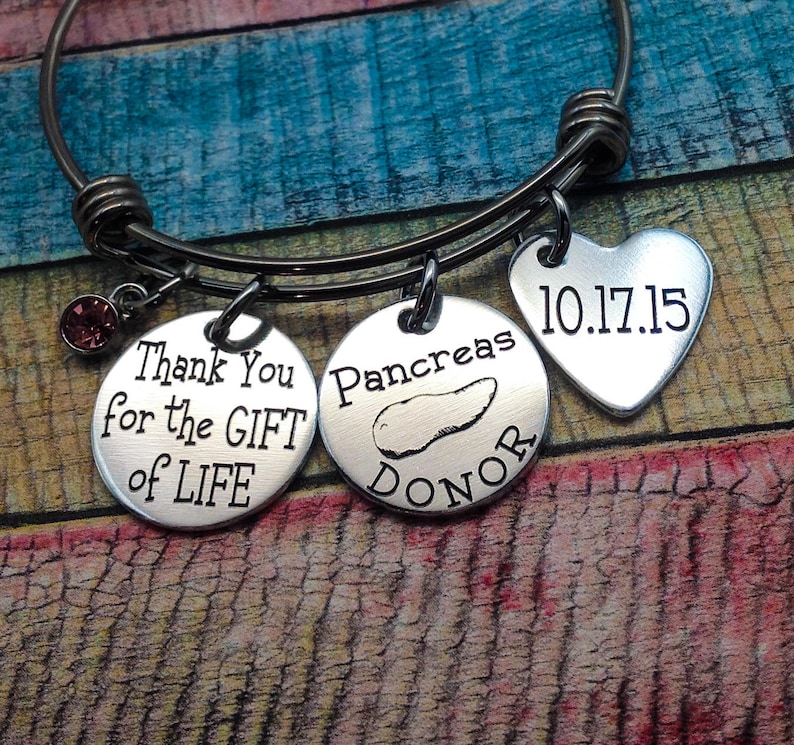 Pancreas Donor Jewelry Living Organ Donor Gift Thank You for - Etsy