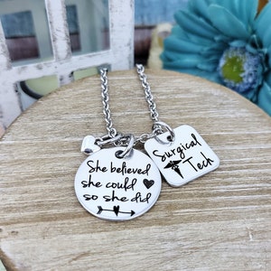 Surgical Tech Jewelry, Surgical Tech Gift, Surgical Technician Gift ...