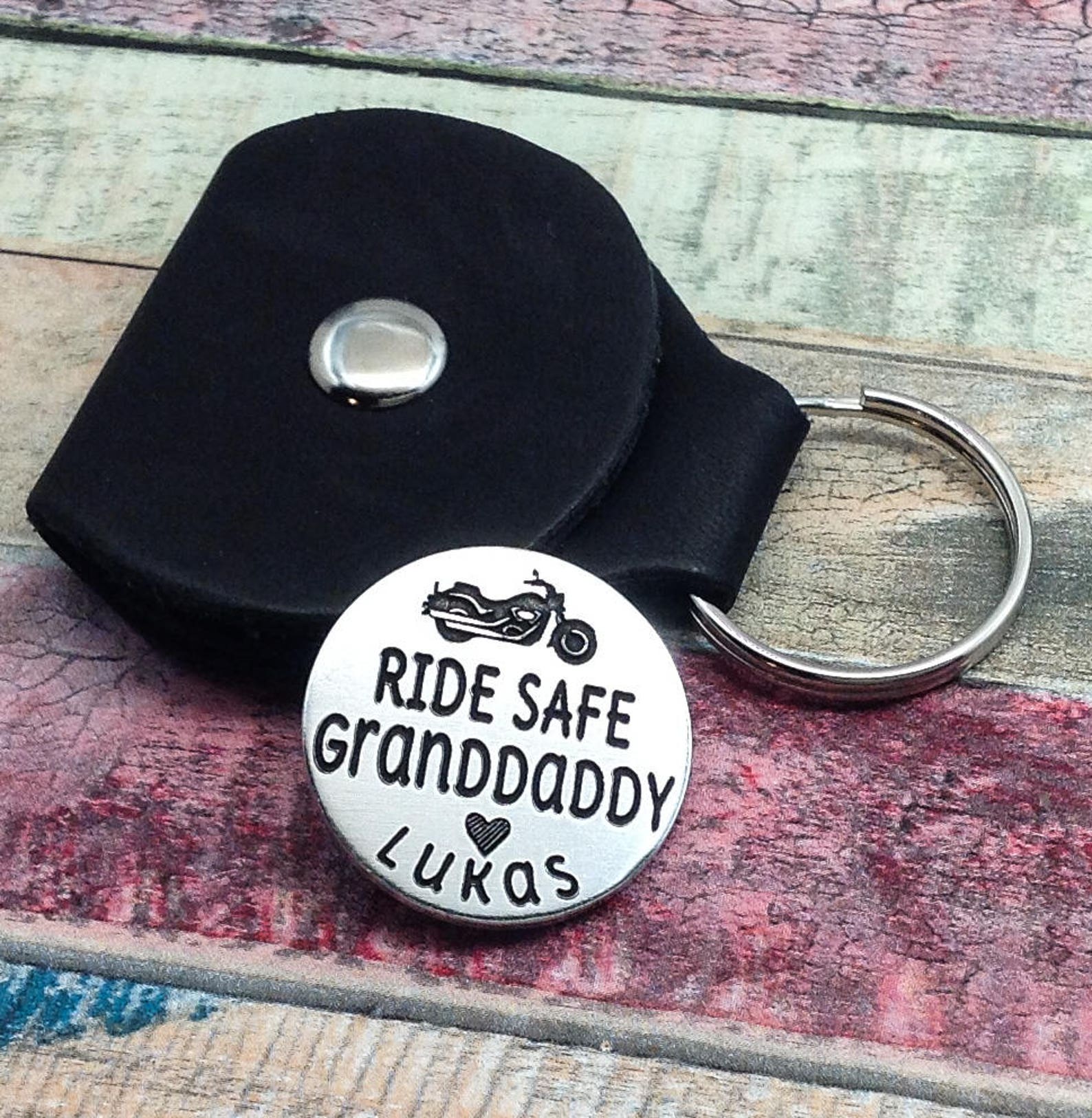 Ride Safe Key Ring Biker Gift Motorcycle Driver Key Ring | Etsy