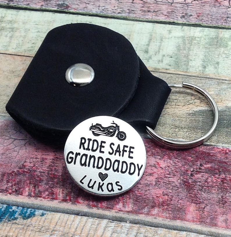 Ride Safe Key Ring Biker Gift Motorcycle Driver Key Ring | Etsy