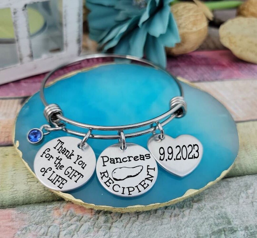 Pancreas Donor Jewelry, Living Organ Donor Gift, Thank You for the Gift ...
