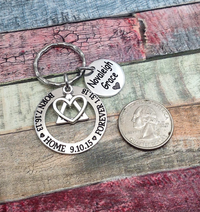 Adoption Key Chain Adoption Gift Adoption Celebration - Etsy