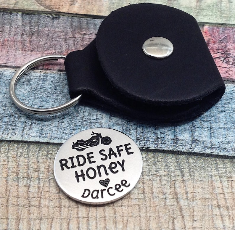 Ride Safe Key Ring Biker Gift Motorcycle Driver Key Ring - Etsy