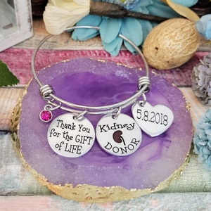 Pancreas Donor Jewelry, Living Organ Donor Gift, Thank You for the Gift ...