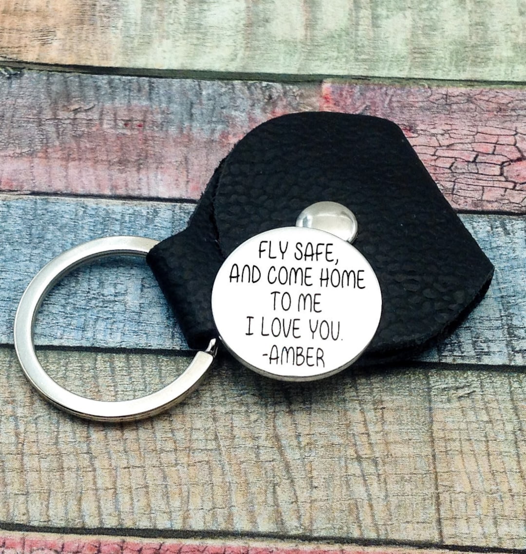 Fly Safe Coin Flying Gift Pilot Gift Pilot Coin Love - Etsy