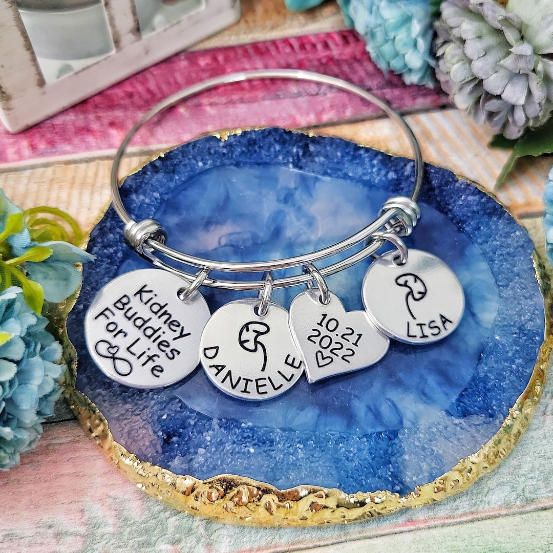 Kidney Buddies for Life, Donor Jewelry, Kidney Donor Gift, Kidney ...