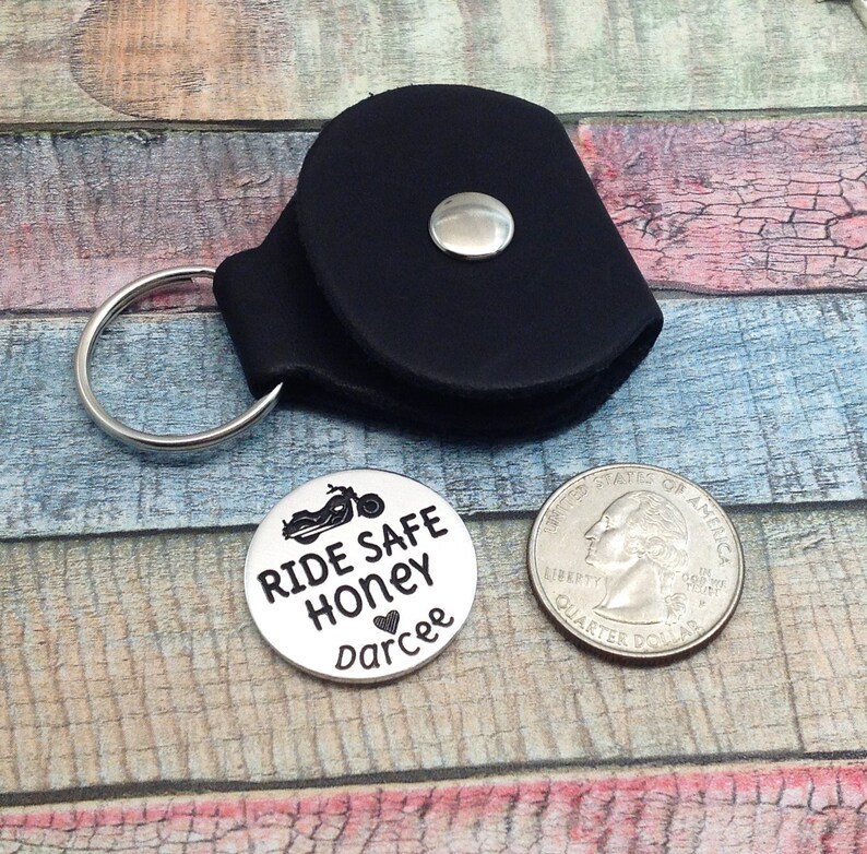 Ride Safe Key Ring Biker Gift Motorcycle Driver Key Ring | Etsy