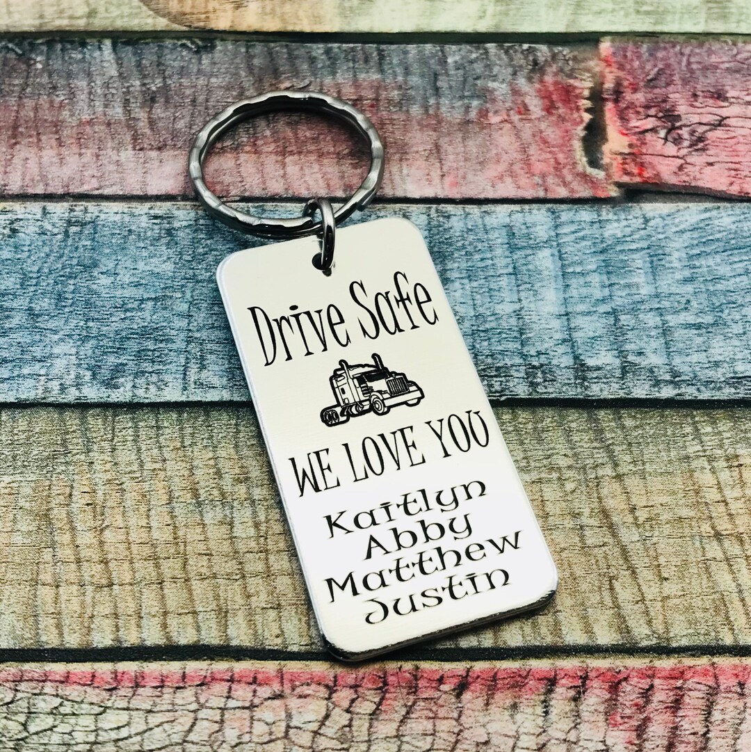 Truck Driver Key Ring Trucker Gift Trucker Daddy Semi Truck - Etsy