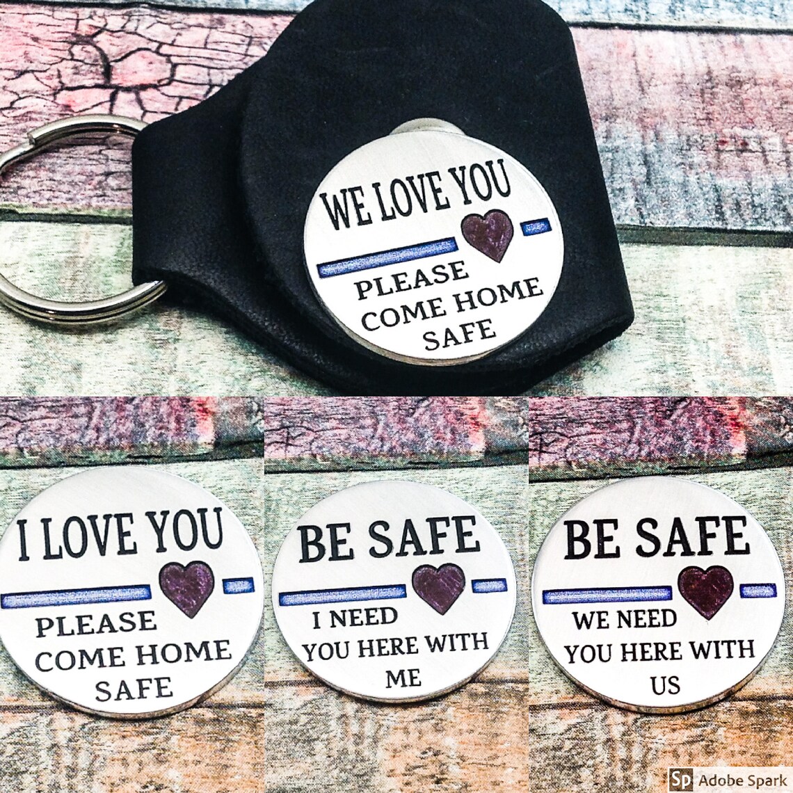 Police Officer Be Safe Coin Deputy Sheriff Husband Police | Etsy