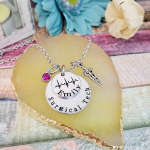 Surgical Tech Gift, Surgical Technologist Jewelry, Surgical Technician ...