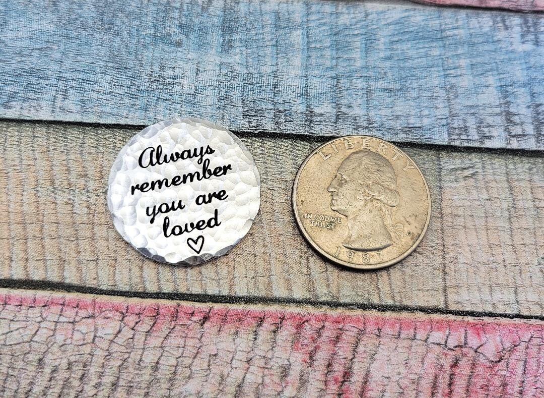 Custom Message Coin Groom Gift Custom Pocket Coin Wedding | Etsy