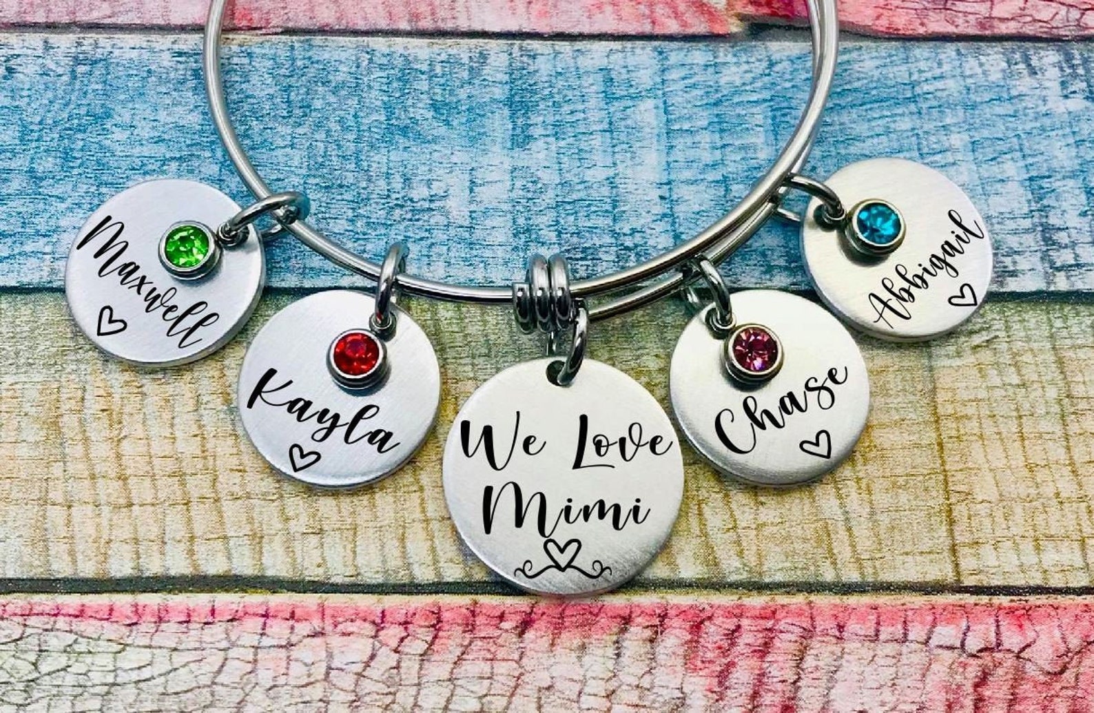Mimi Gift Mimi Bracelet Personalized Mom Bracelet Custom - Etsy
